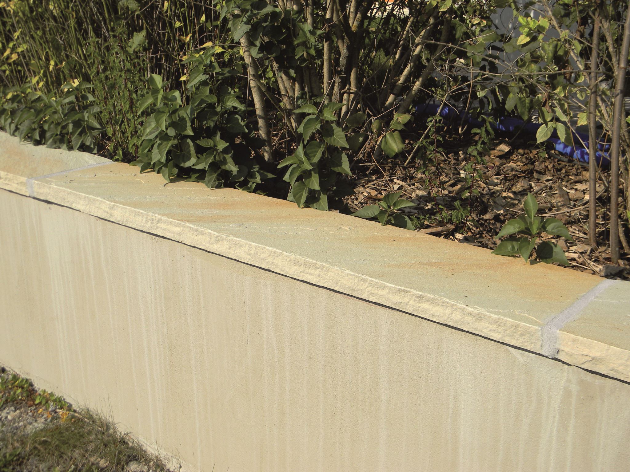 Mauerabdeckung Schnittling - Sandstein Mint 150x30x5cm kalibriert ...